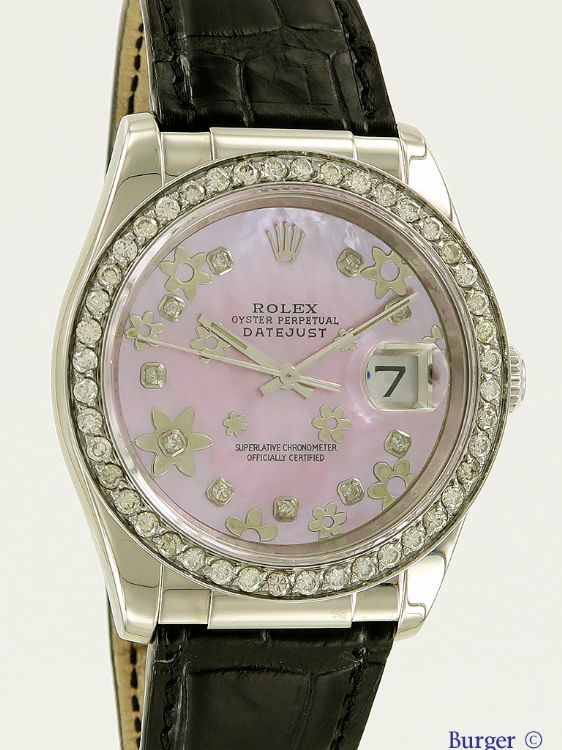 Datejust Flower White Gold/Diamonds - Rolex - Sold watches - Juwelier ...