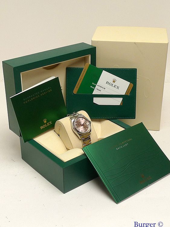 Datejust Midsize Diamond Hour Markers - Rolex - Sold watches - Juwelier ...