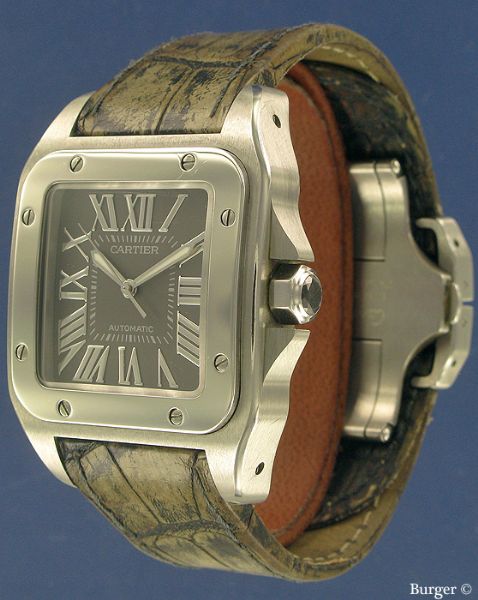 Santos 100 One Shot/ Gun - Cartier - Sold watches - Juwelier Burger