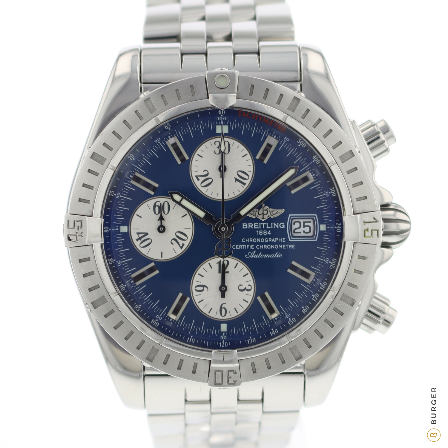 Chronomat Evolution Blue Dial Breitling Verkochte Horloges chronomat-evolution-blue-dial-breitling-verkochte-horloges